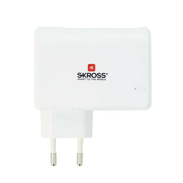 Skross USB-laddare 4 utgångar | Reseadapter.com