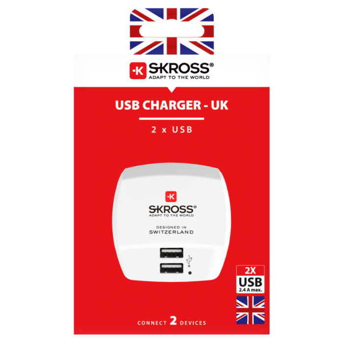 Skross USB-laddare typ G | Reseadapter.com
